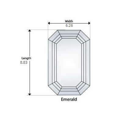Emerald Cut Diamonds | Grown Diamond Corporation